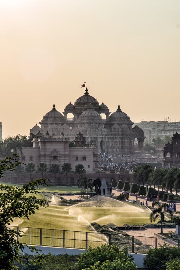 Akshardham stock photo. Image of detail, exterior, india - 62568818