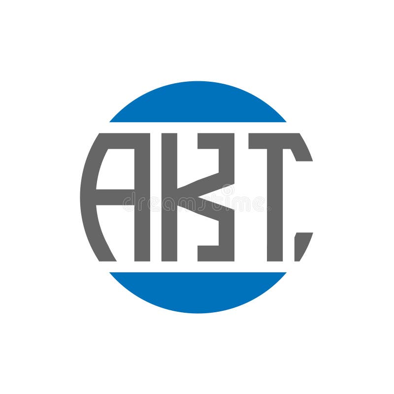 AKT Letter Logo Design on White Background. AKT Creative Initials ...
