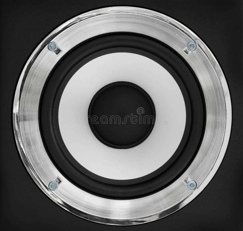 Akustischer Lautsprecher stockbild. Bild von muster, ausrüstung - 19662195