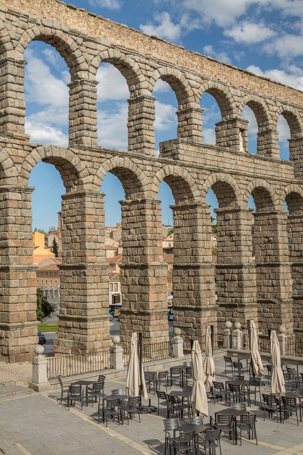 Akvedukt av Segovia 3 arkivfoto. Bild av tegel, historia - 91614816