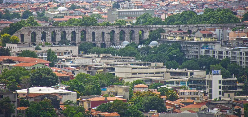 Akvedukt Av Valens (Istanbul) Arkivfoto - Bild av europa, slott: 55953576