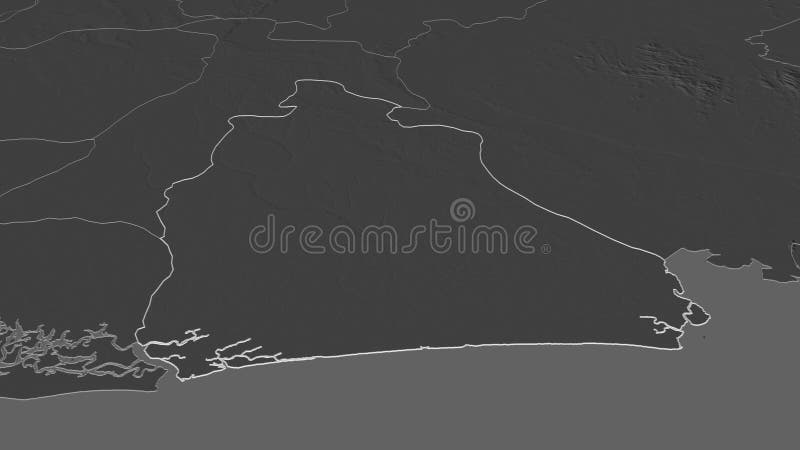 Akwa Ibom State map vector stock vector. Illustration of districts ...