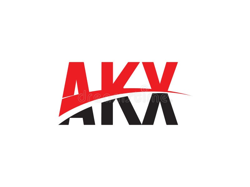 AKX Letter Initial Logo Design Vector Illustration Stock Vector ...