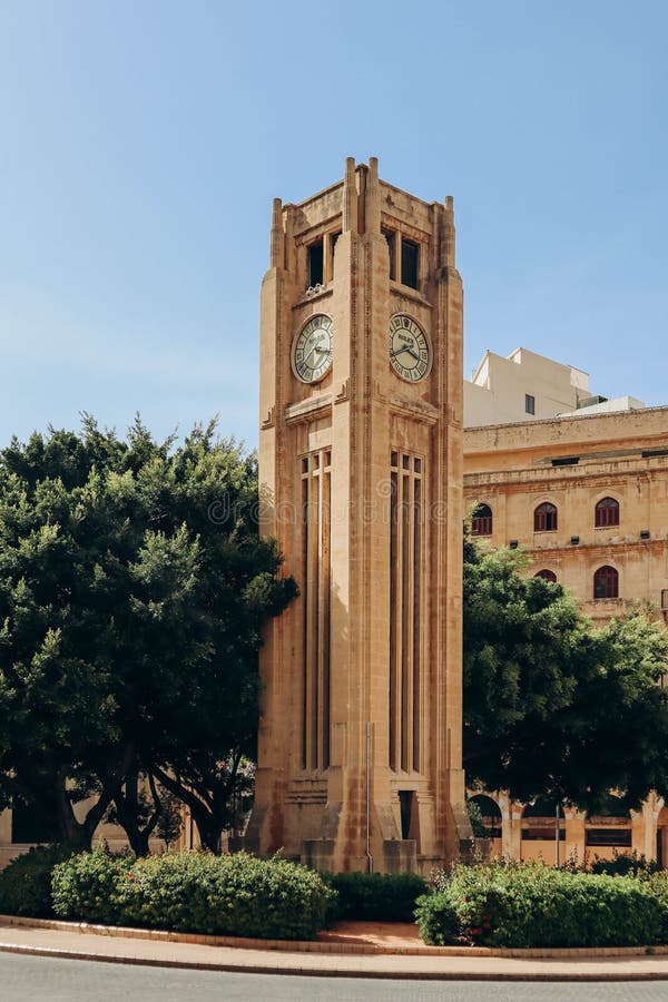 Al-Abed Clock Tower (Rolex Clock Tower) in the Beirut Central District ...