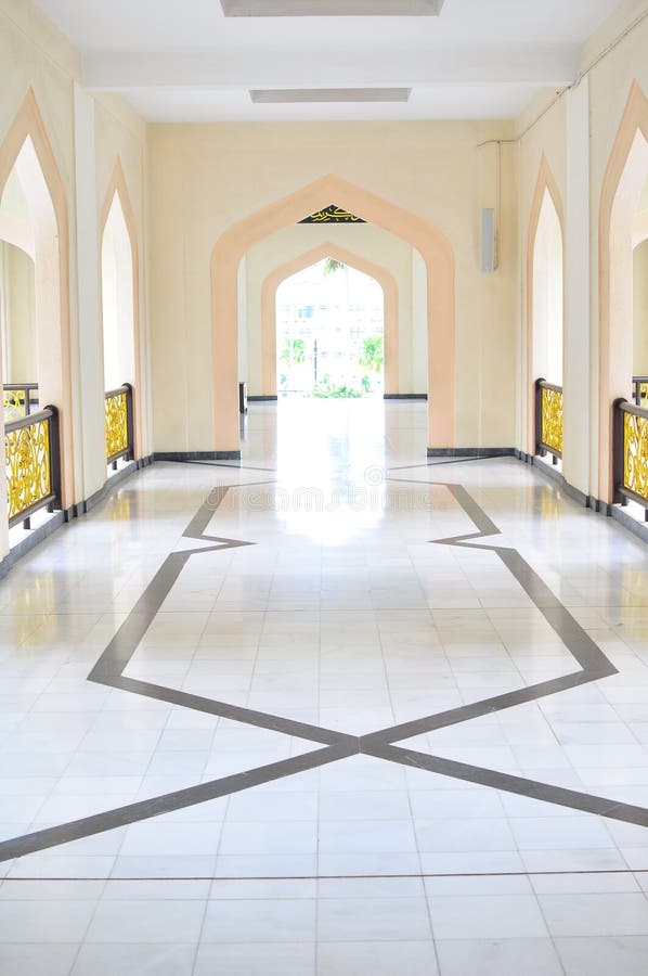 Al-adzim mosque in Melaka stock image. Image of islamic - 19865805