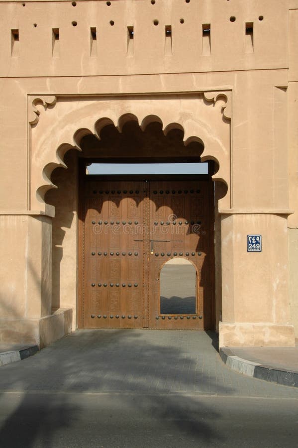 Al Ain Fort, Emirate of Abu Dhabi Stock Image - Image of military ...