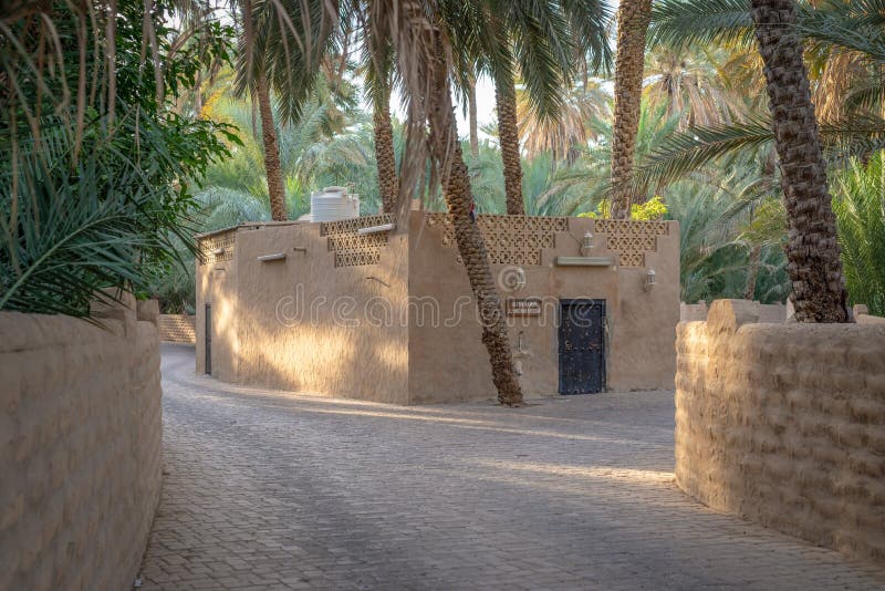 Al Ain Oasis Mosque stock photo. Image of walk, walking - 141140730