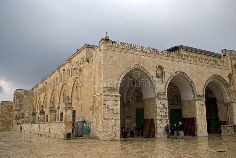 Al Aksa Mosque, Jerusalem, Israel Editorial Stock Image - Image of dome ...