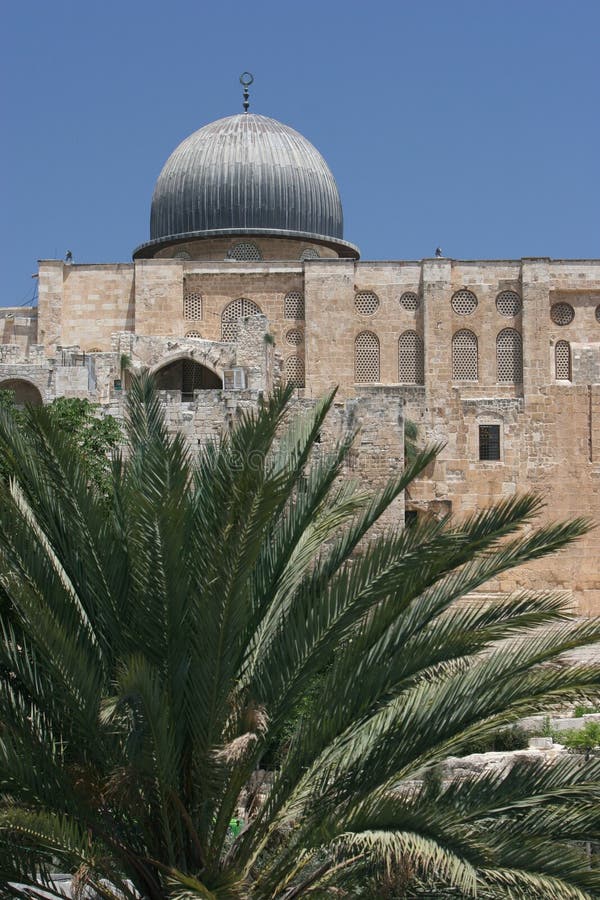 Al Aqsa Moskee stock foto. Image of arabier, palestina - 992204