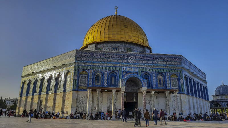 Al-Aqsa Mosque Compound in Jerusalem Editorial Stock Photo - Image of ...