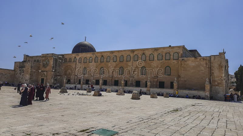 Al-Aqsa Mosque Compound in Jerusalem Editorial Image - Image of ...