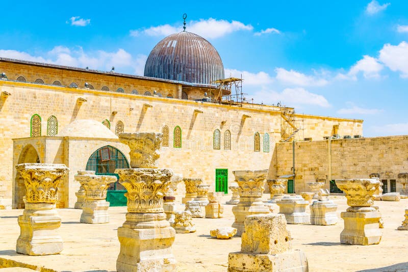 Al Aqsa Mosque in Jerusalem, Israel Stock Photo - Image of religion ...