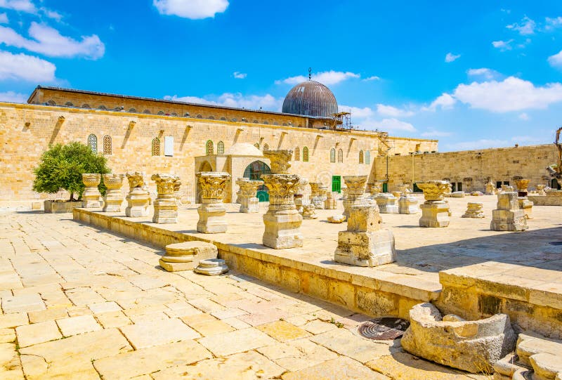 Al Aqsa Mosque in Jerusalem, Israel Stock Photo - Image of islam ...