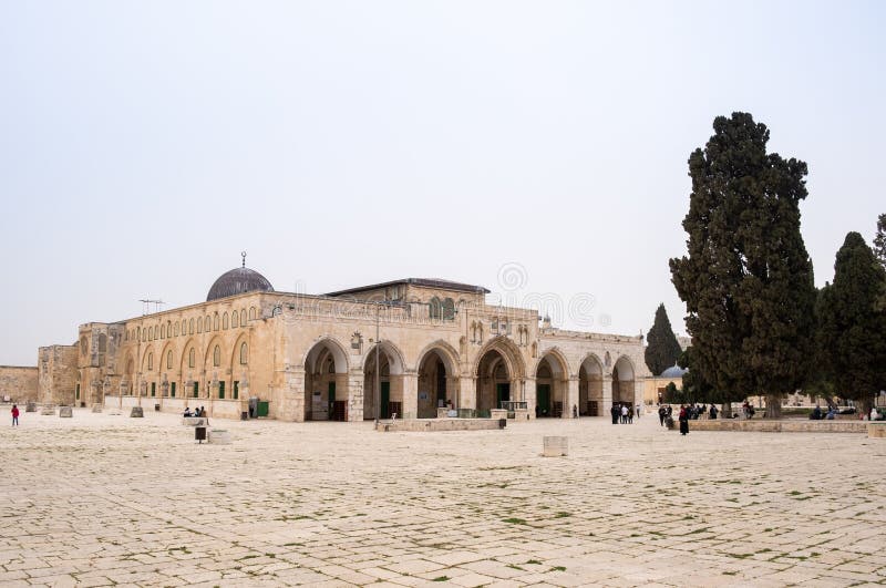 Al-Aqsa Mosque at Jerusalem Stock Photo - Image of religious, religion ...