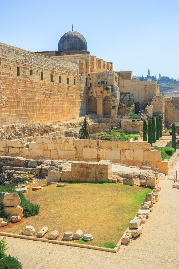 Al-Aqsa Mosque of Omar stock image. Image of mosque, mecca - 60280433