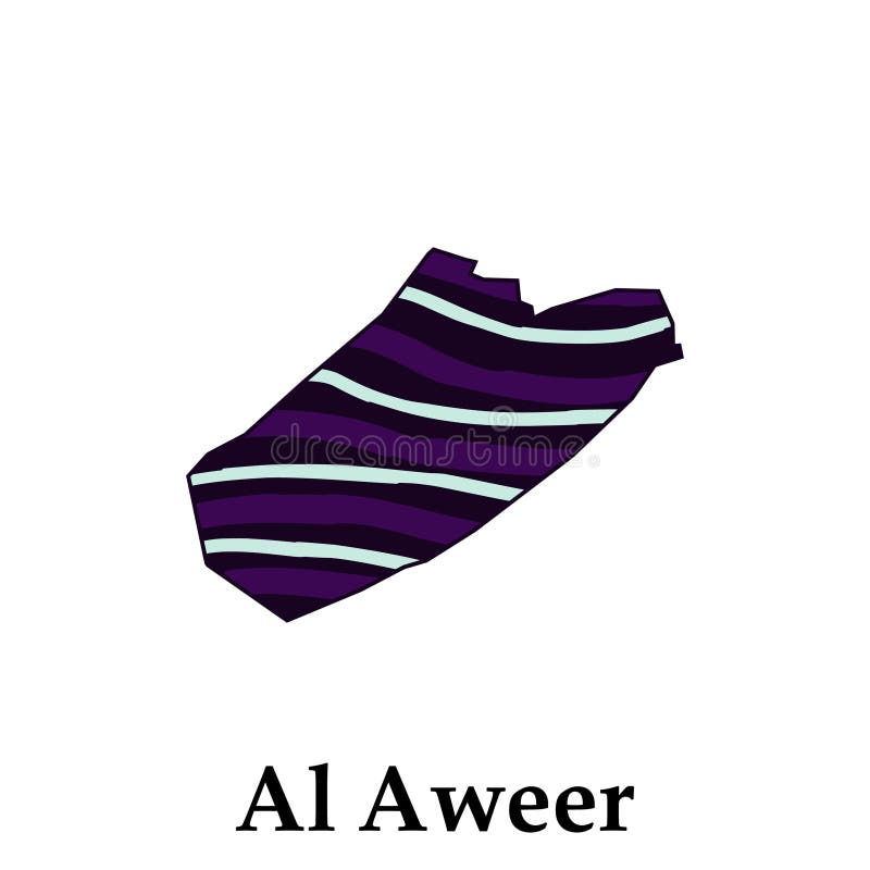Al Aweer City Map Stock Illustrations – 1 Al Aweer City Map Stock ...