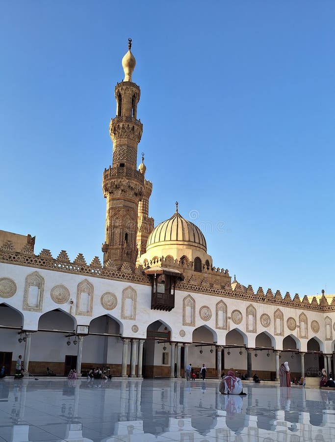 Al-Azhar Historical and Classical Aesthetic Mosque with Clear and ...