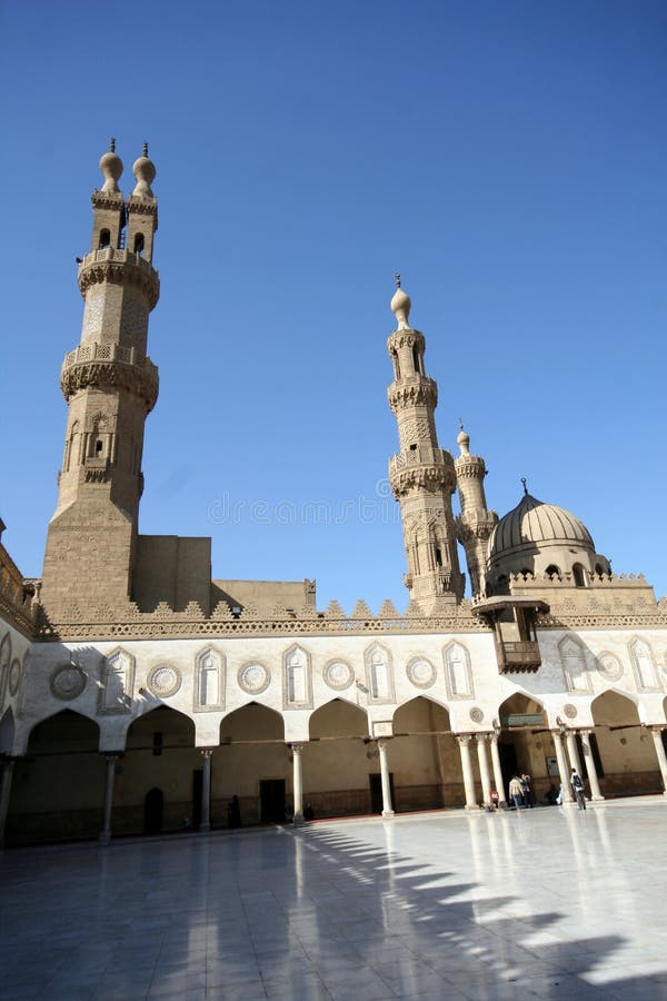 Al-Azhar Mosque stock image. Image of mosque, background - 10415879