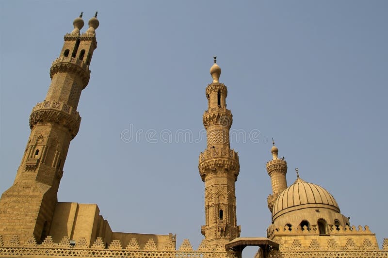 Al-Azhar Mosque stock image. Image of arabic, islam, landmark - 25152555