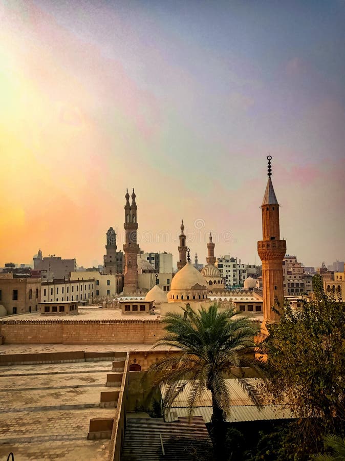Al-Azhar Mosque stock photo. Image of mesjid, azhar - 266845322
