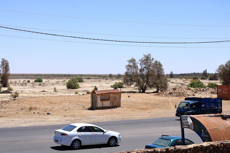 Al-Azraq, Jordan - May 08 2024: the Small Town in Eastern Jordan on the ...