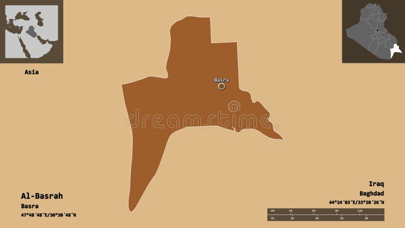 Al-Basrah, Province of Iraq,. Previews. Pattern Stock Illustration ...