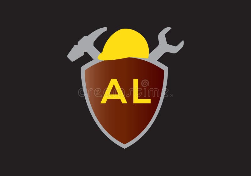 This is AL Building Construction Logo Stock Illustration - Illustration ...