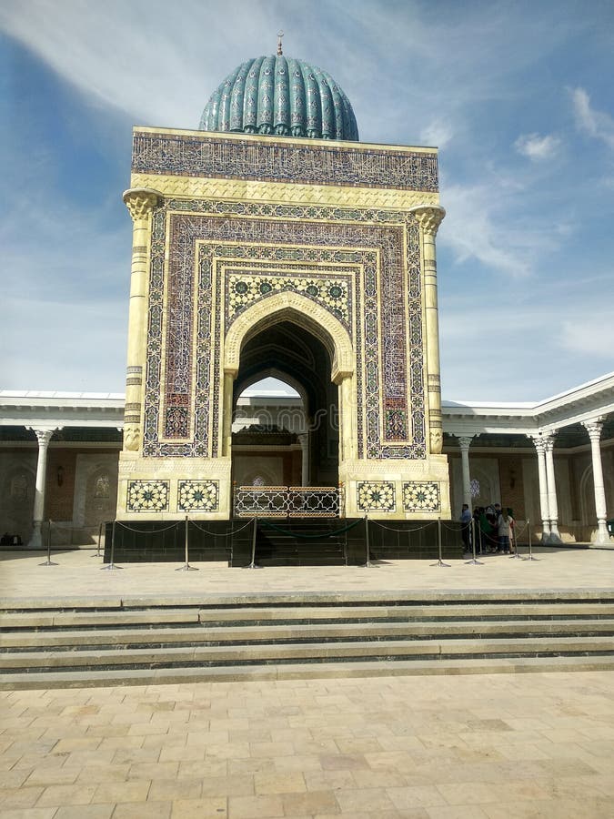 Al-Buxoriy of Samarkand editorial stock photo. Image of lighting ...