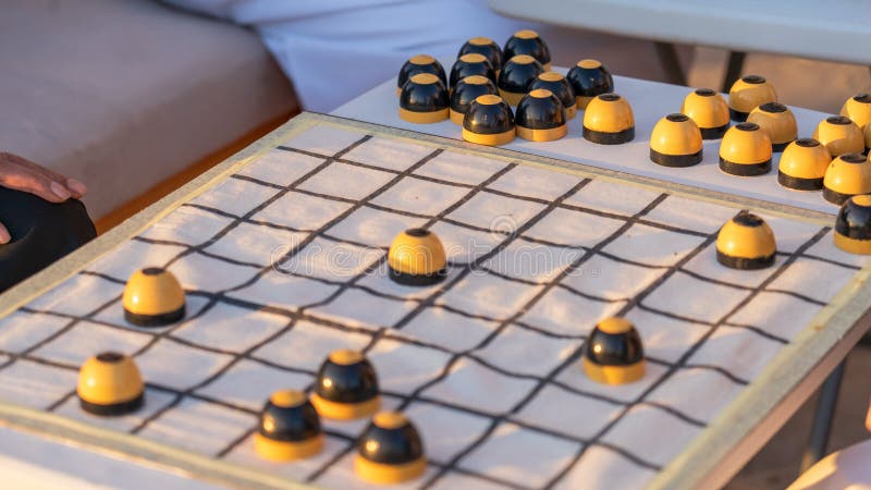 Al Dama Traditional Board Game Stock Photo - Image of male, arab: 302654790