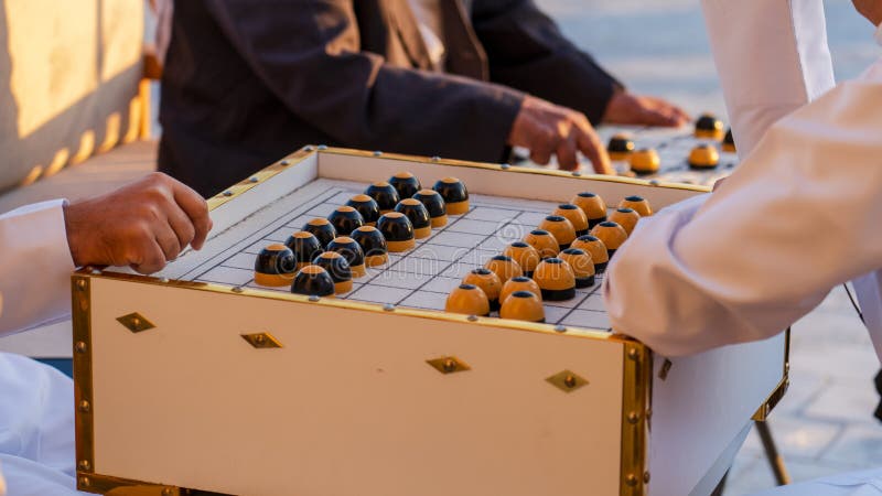 Al Dama Traditional Board Game Stock Image - Image of arabic, chess ...