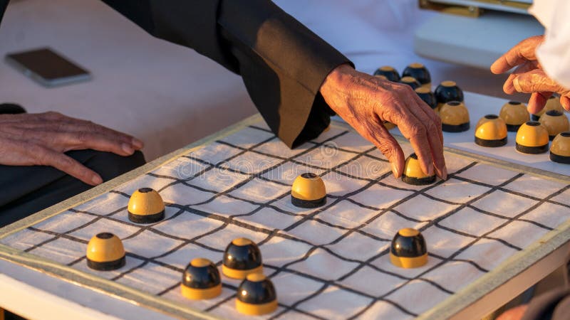 Al Dama Traditional Board Game Stock Photo - Image of backgammon, east ...