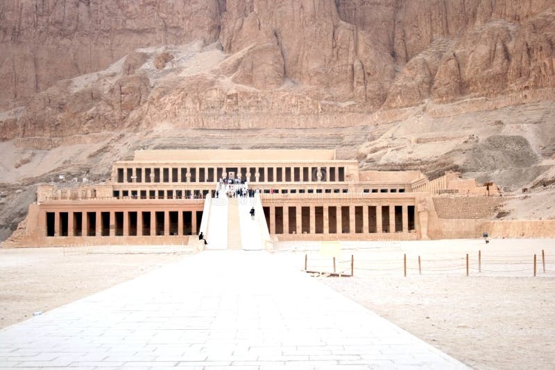 Al-Deir Al-Bahari temple stock photo. Image of archeology - 8083340