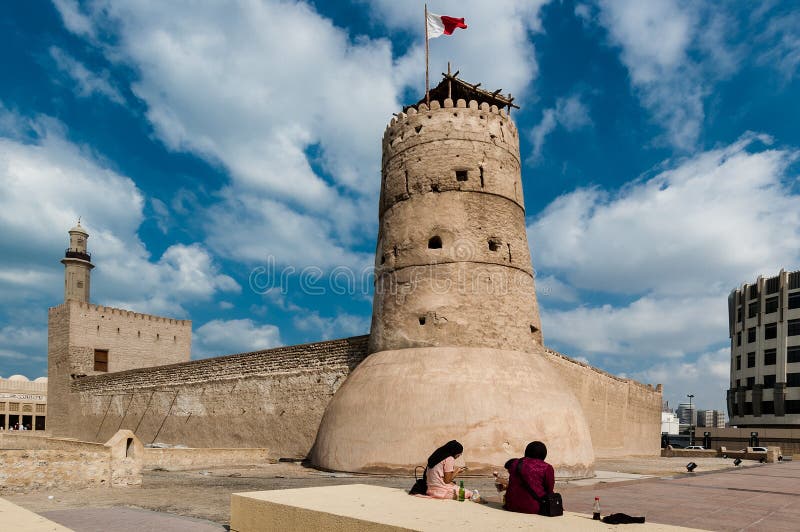 The Al Fahidi Fort in Dubai Editorial Stock Photo - Image of defense ...