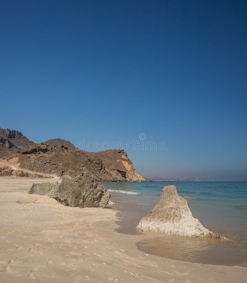 Al Fizayah Beach, Oman stock image. Image of oman, coast - 279968831