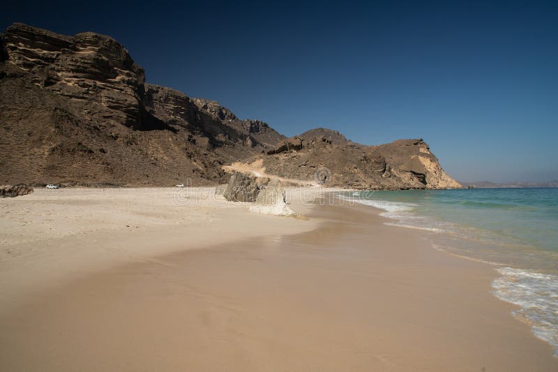 Al Fizayah Beach, Oman stock photo. Image of landscape - 270806788