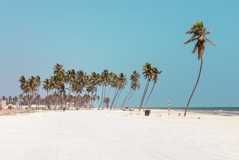 Al Haffa Beach at Salalah, Sultanate of Oman. Stock Photo - Image of ...