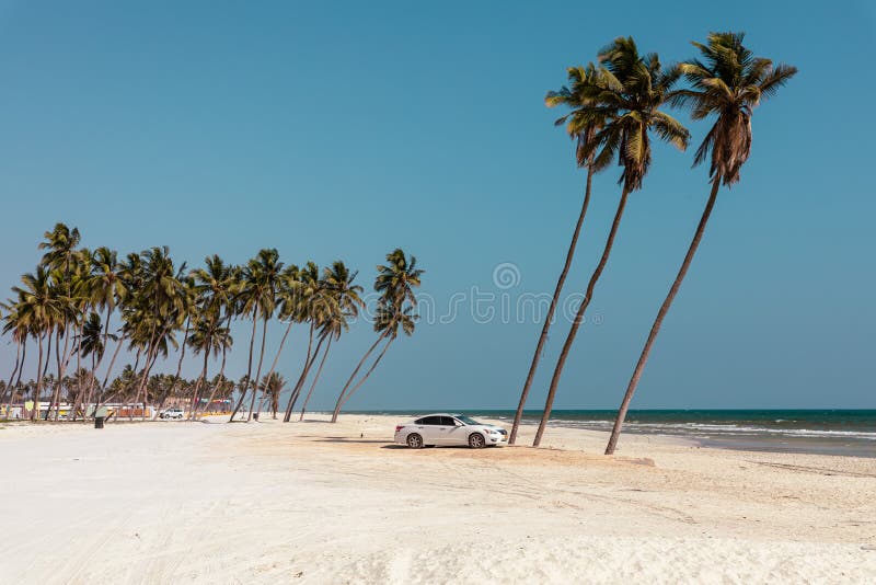 Al Haffa Beach at Salalah, Sultanate of Oman. Stock Photo - Image of ...