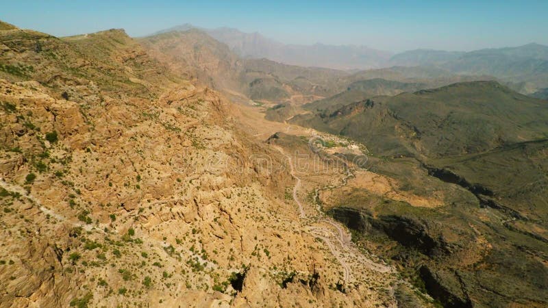 Al Hajar Mountains of Oman stock footage. Video of wilderness - 84127042