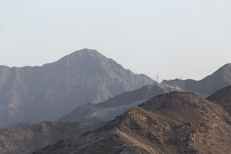 Al Hajar mountains stock photo. Image of nature, scenery - 73745144
