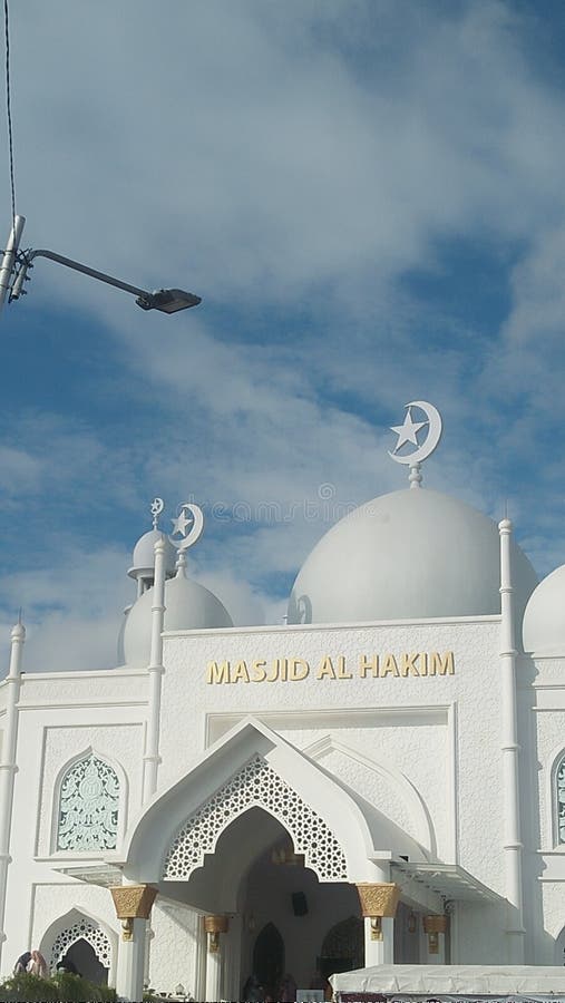 Al Hakim& X27;s Mosque is Located on the Edge of the Padang Beach Stock ...