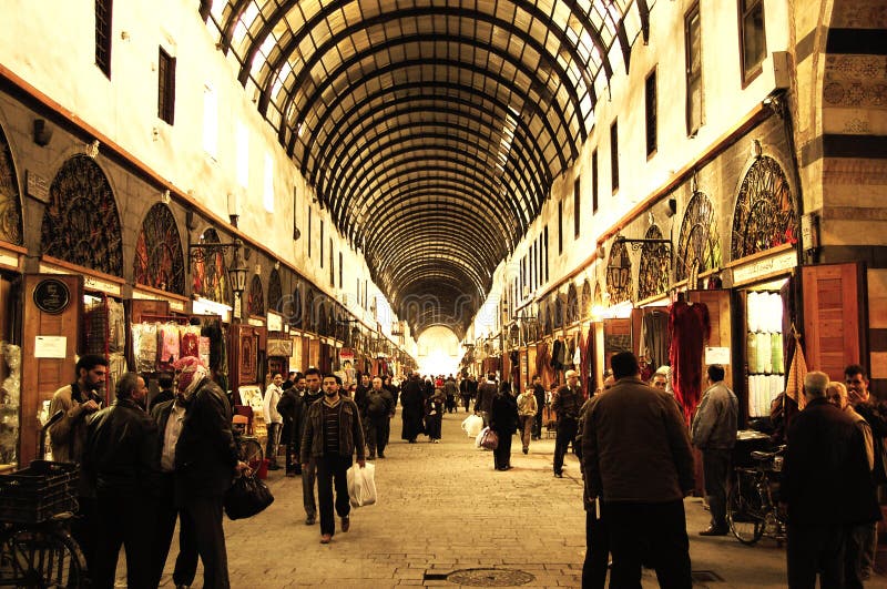 Al-Hamidiyah Souq - Syria editorial stock image. Image of hall - 37780049