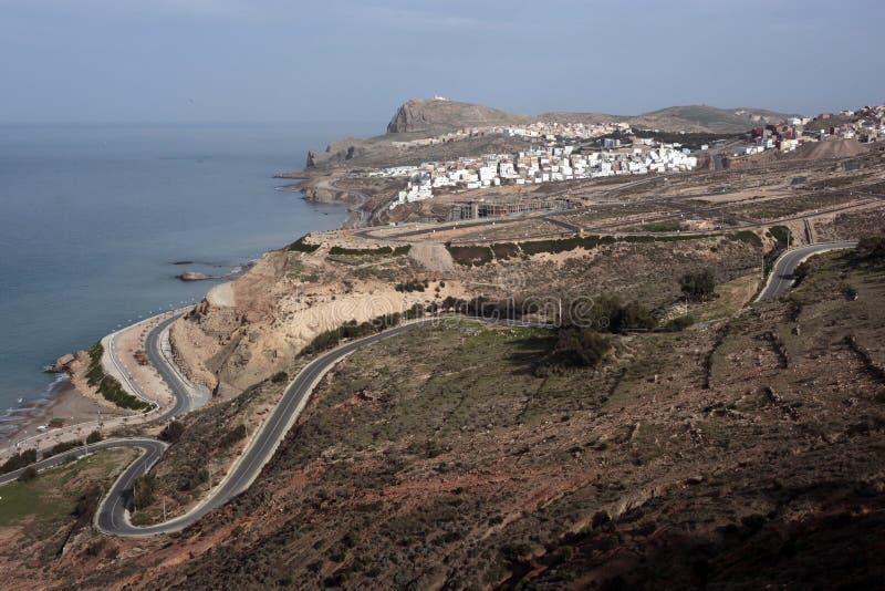 Al-Hoceima, Maroc photo stock. Image du côtier, nordique - 17487294
