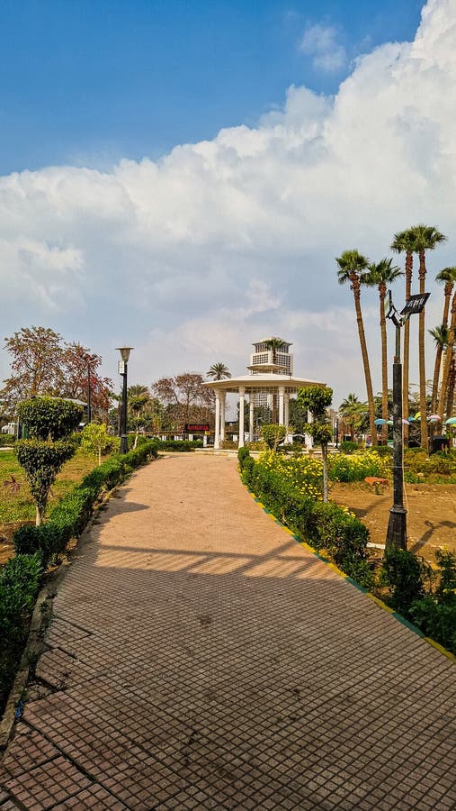 Al Horreya Garden in the Cairo, Egypt Editorial Photography - Image of ...