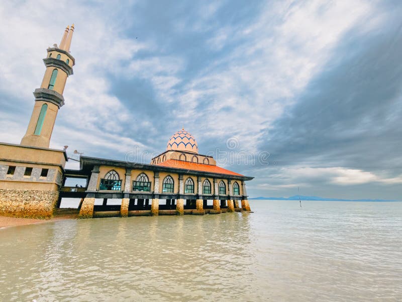 Al-Hussain Mosque at Kuala Perlis, Perlis, Malaysia Stock Image - Image ...