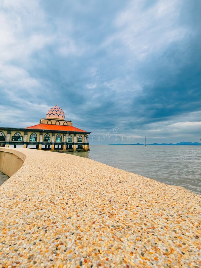 Al-Hussain Mosque at Kuala Perlis, Perlis, Malaysia Stock Image - Image ...
