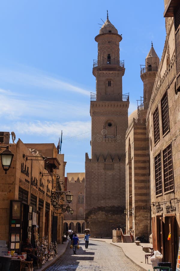 Al-Hussein Mosque , Cairo in Egypt Editorial Stock Photo - Image of ...