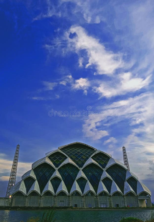 Al-Jabar Mosque in Bandung City, West Java Indonesia Stock Photo ...
