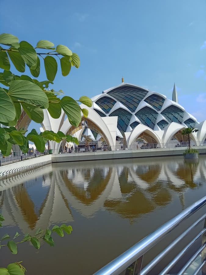 Al Jabbar, the Great Mosque in West Java, Indonesia Editorial ...