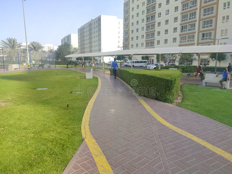 Al Khail Gate Resident Dubai Imagem Editorial - Imagem de comunidade ...