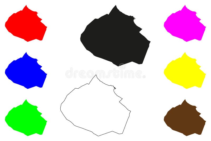 Al-Khums City (State of Libya) Map Vector Illustration, Scribble Sketch ...